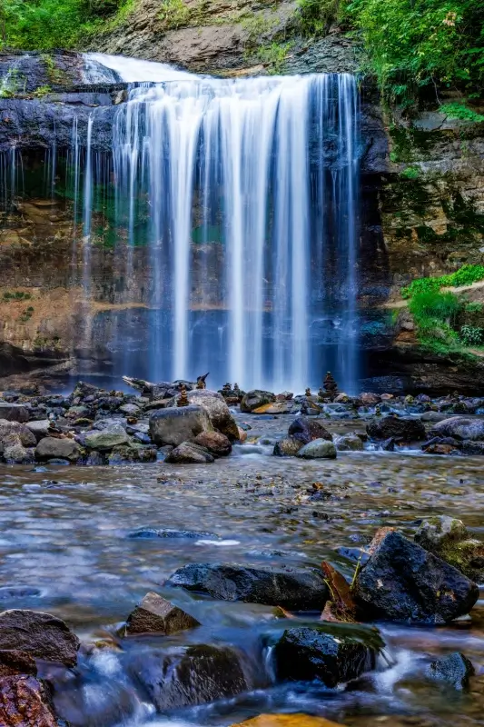 Nature scenery picture dynamic cascade scene Photos in .jpg format free ...