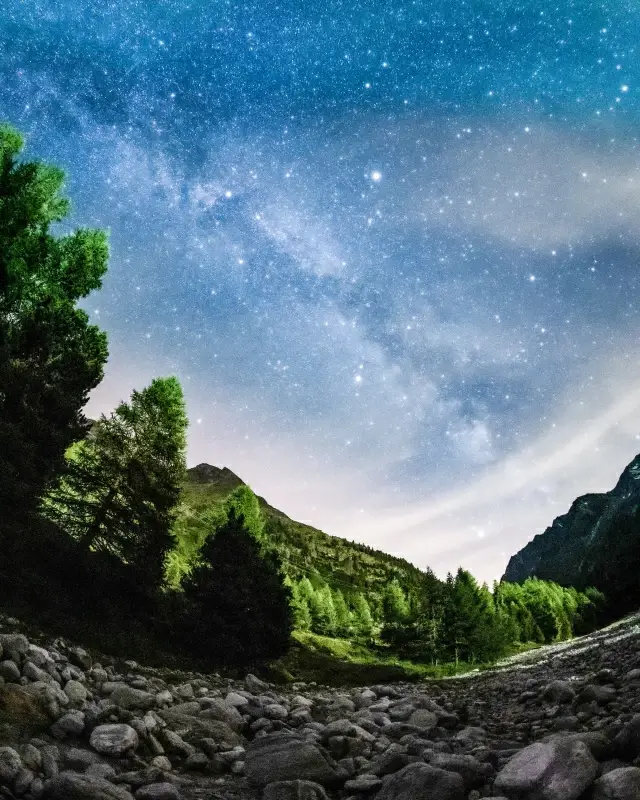 Nature scenery picture elegant waterfall mountain trees Photos in .jpg ...