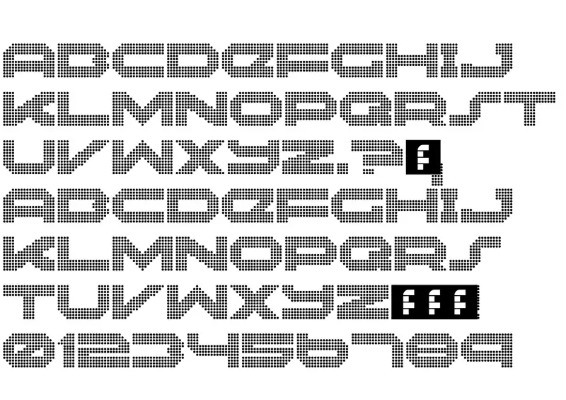 LED LCD 123 Font in truetype .ttf opentype .otf format free and easy ...