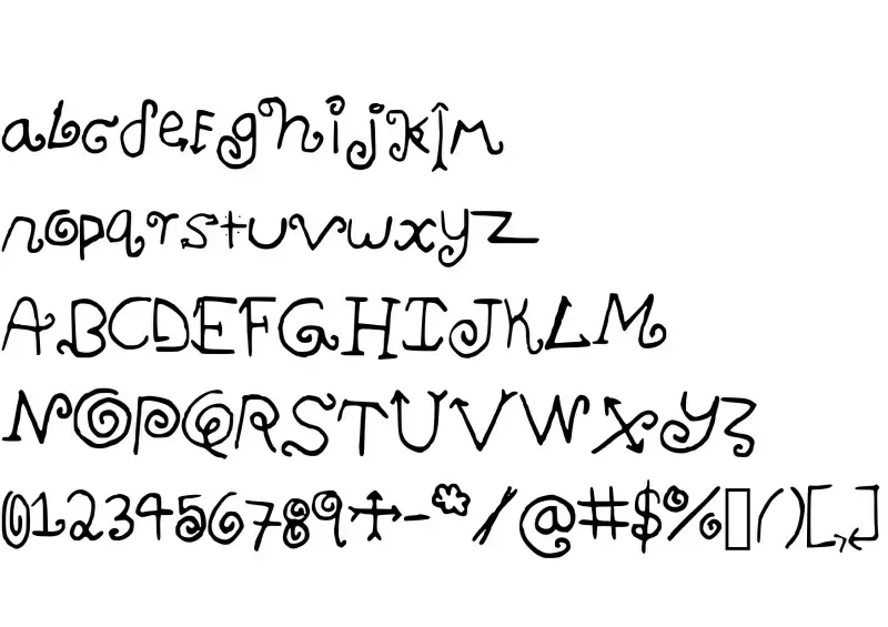 Scan me Font in truetype .ttf opentype .otf format free and easy ...