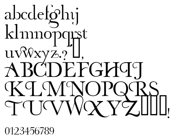 Elemental End Font in truetype .ttf opentype .otf format free and easy ...