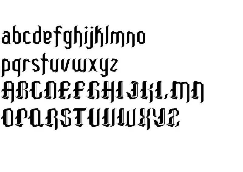 K22 Tri-Line Gothic Font in truetype .ttf opentype .otf format free and ...