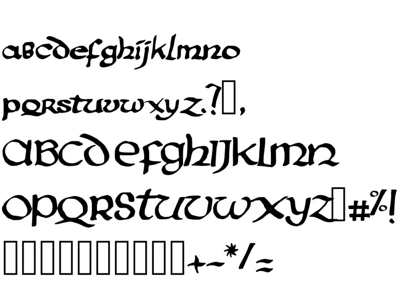 PR Celtic Narrow Font in truetype .ttf opentype .otf format free and ...