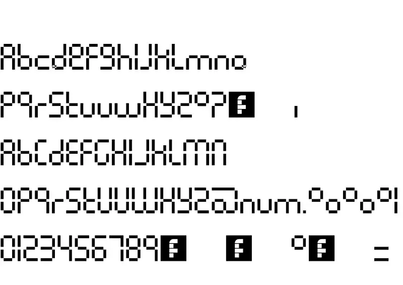 LCD / LCD Mono Font in truetype .ttf opentype .otf format free and easy ...