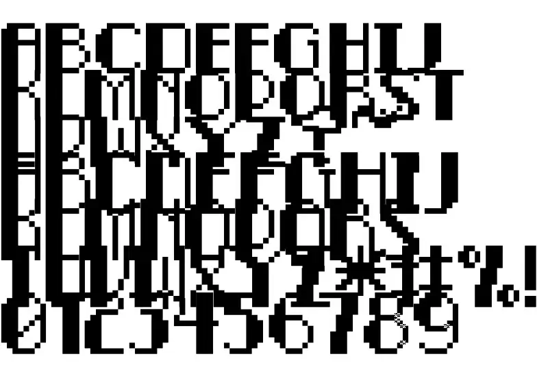 Pixel Emulator Font in truetype .ttf opentype .otf format free and easy ...