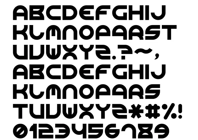 Unconform Round Font in truetype .ttf opentype .otf format free and ...