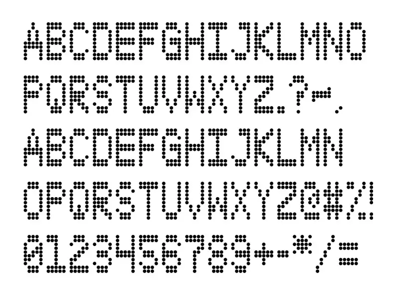 LED LCD 123 Font in truetype .ttf opentype .otf format free and easy ...