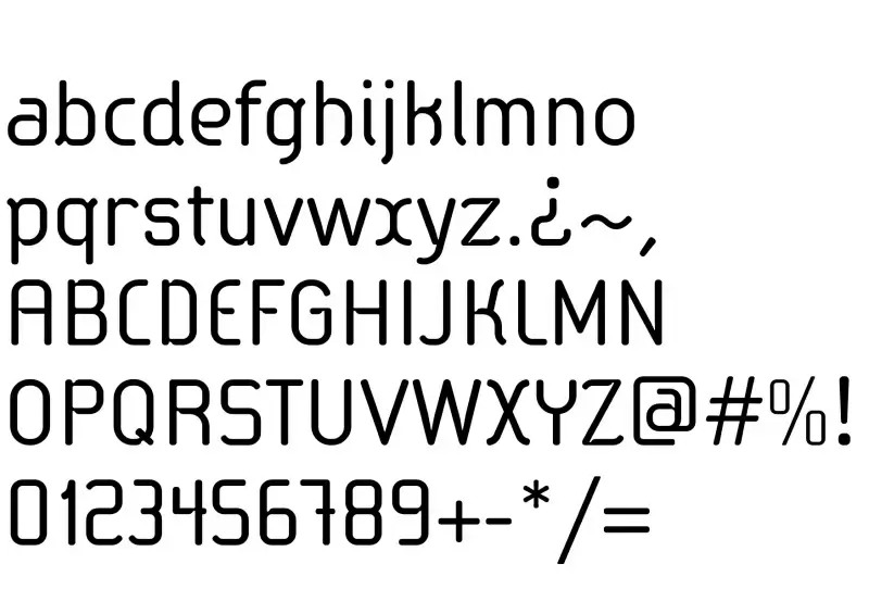 Basic Sans Serif 7 Font in truetype .ttf opentype .otf format free and ...