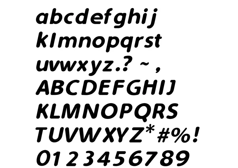 Unconform Round Font in truetype .ttf opentype .otf format free and ...