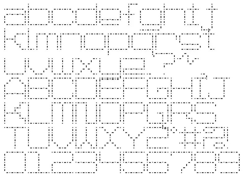 Dot Matrix Font in truetype .ttf opentype .otf format free and easy ...