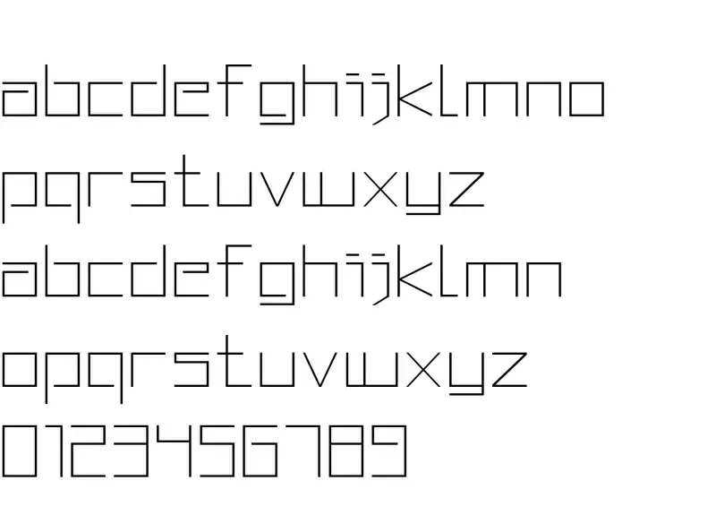 Basic Square 7 Font in truetype .ttf opentype .otf format free and easy download unlimit id:6904903