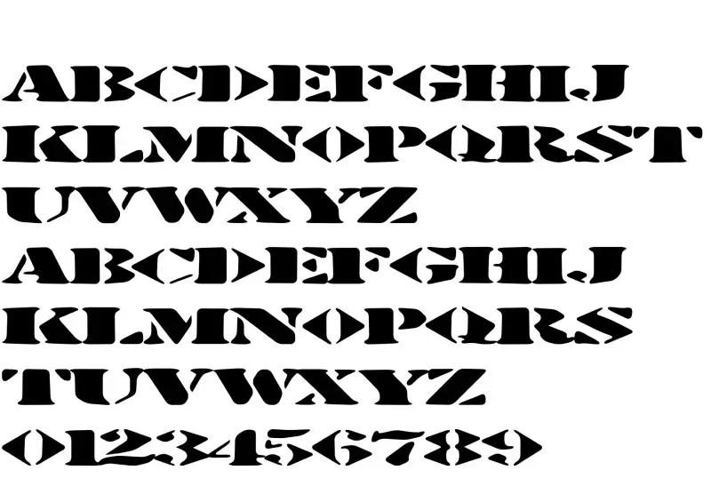 Savaro Stencil Font in truetype .ttf opentype .otf format free and easy ...