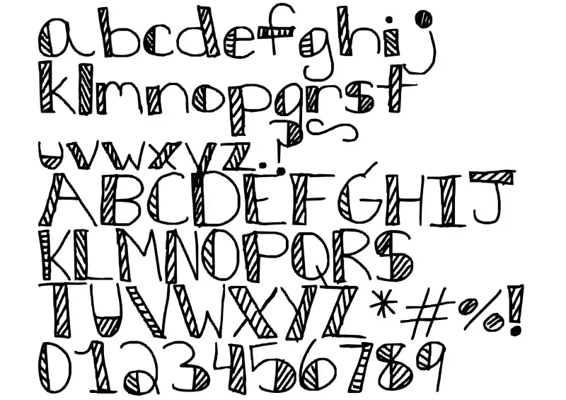 Bubble Letters Font in truetype .ttf opentype .otf format free and easy ...