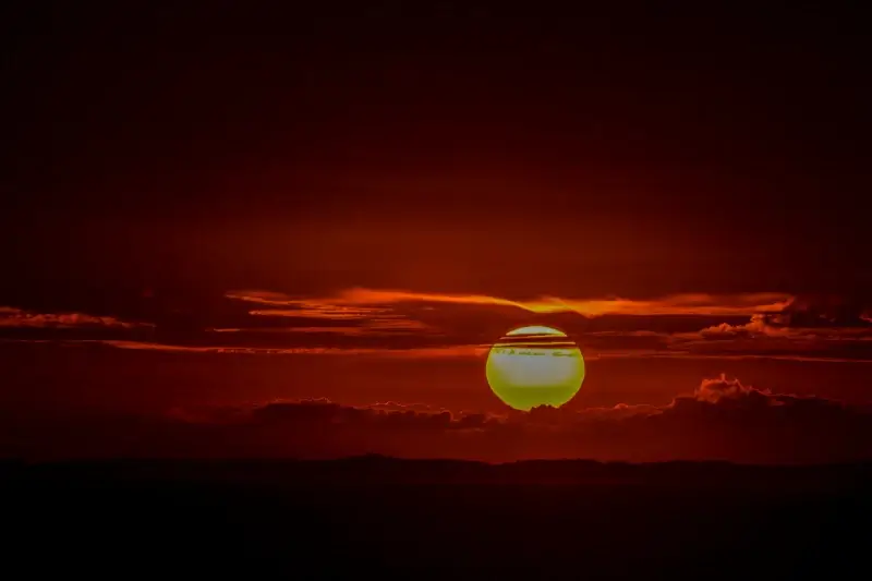 Sunset scenery picture dark silhouette sun Photos in .jpg format free ...