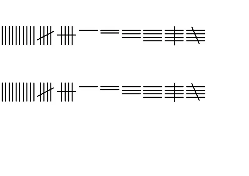 Tally Mark Font in truetype .ttf opentype .otf format free and easy ...