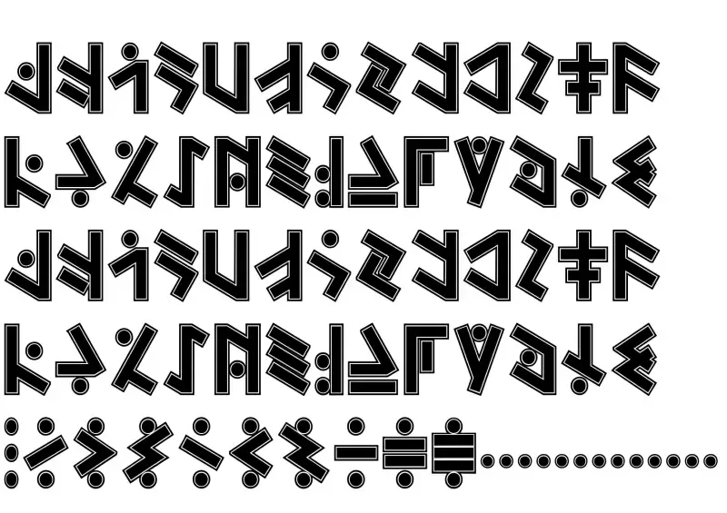 Pauls Real Celtic Rune Font in truetype .ttf opentype .otf format free ...