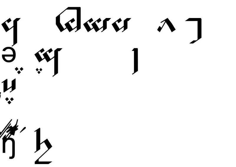 Tengwar Annatar Font in truetype .ttf opentype .otf format free and ...