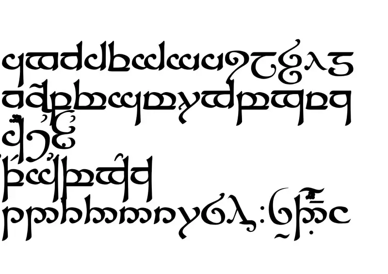 Tengwar Annatar Font in truetype .ttf opentype .otf format free and ...