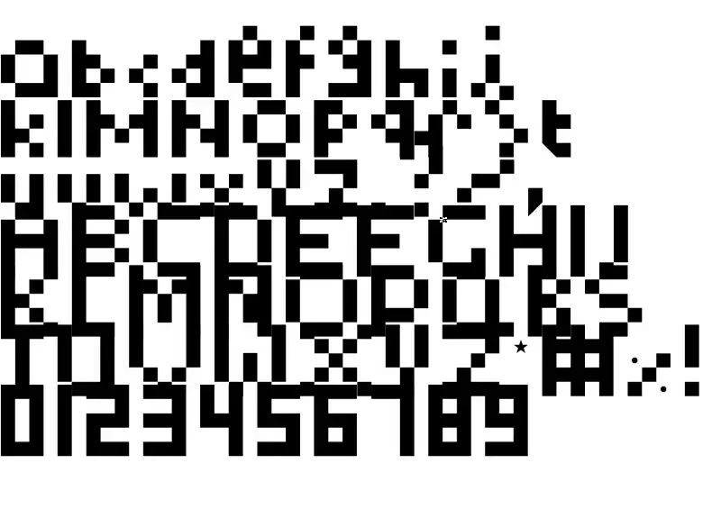 The Jewish Bitmap Font in truetype .ttf opentype .otf format free and ...