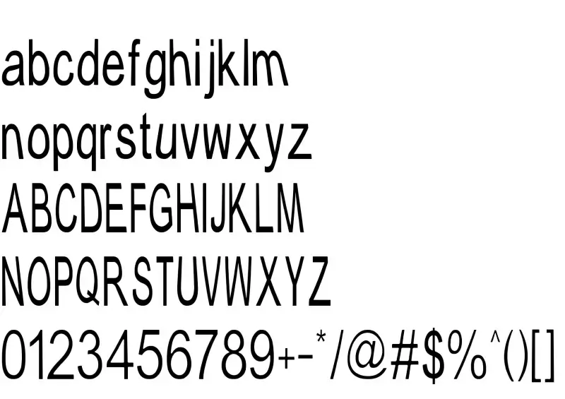 Symphony in ABC Font in truetype .ttf opentype .otf format free and ...