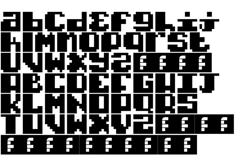Typo Pixel Font in truetype .ttf opentype .otf format free and easy ...