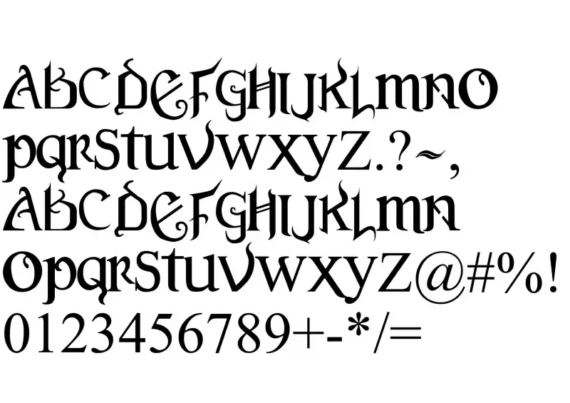 Stencil Gothic Font in truetype .ttf opentype .otf format free and easy ...