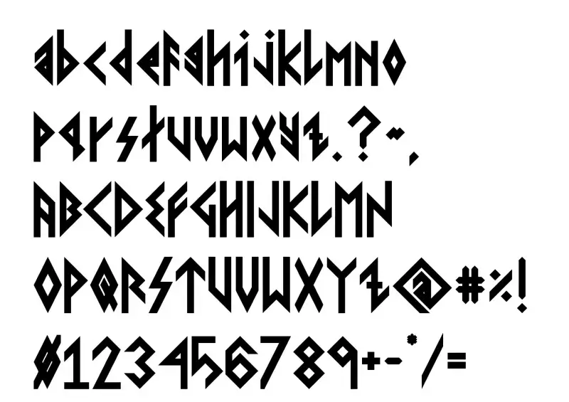 Rune Font in truetype .ttf opentype .otf format free and easy download ...