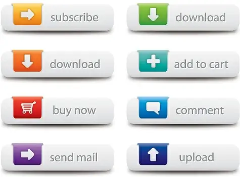 Web buttons Vectors images graphic art designs in editable .ai .eps ...