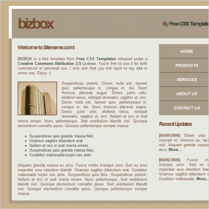 Bizbox Free website templates in css, html, js format for free download ...