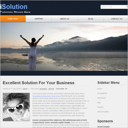 Solution Website Templates