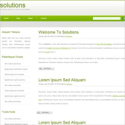Solution Website Templates