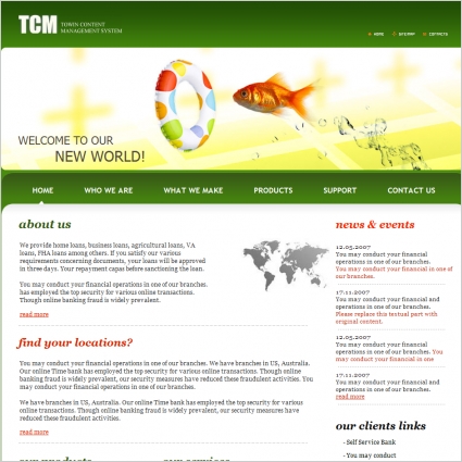 TCM Template Free website templates in css, html, js format for free ...