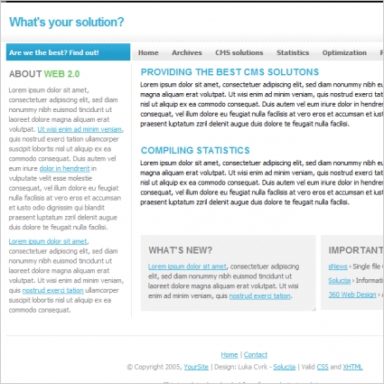 Solution Website Templates