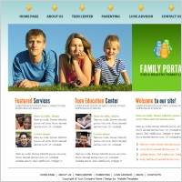 Education website templates free website templates for free download ...