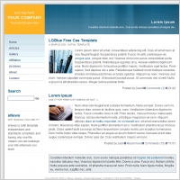 Light blue and yellow free website templates for free download about (6 ...