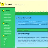 Simple personal profile template free website templates for free ...