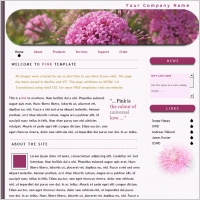 Pink web templates free website templates for free download about (54 ...