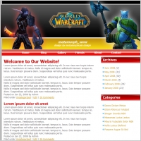World of warcraft template free website templates for free download ...
