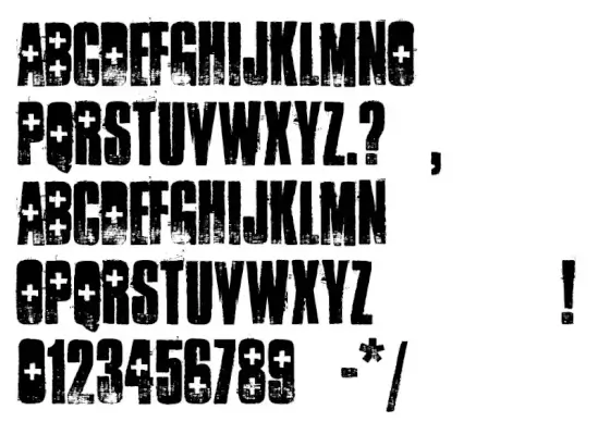 Ambulance font