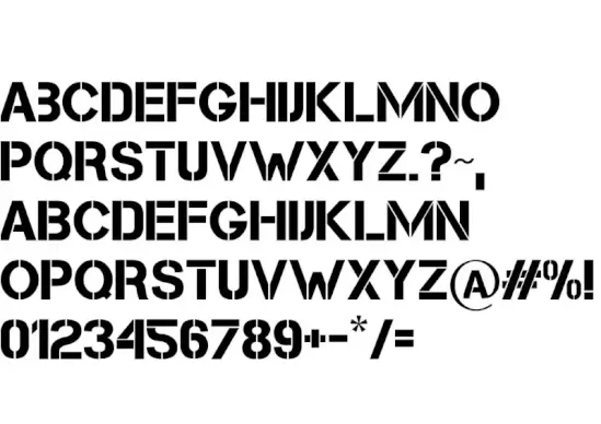 Ww2 army font
