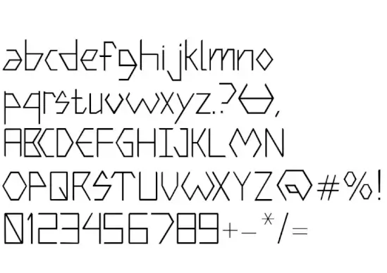 Blocker Modular Font in truetype .ttf opentype .otf format free and easy download unlimit id:6904400