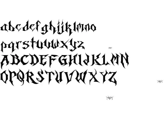 German Blackletters, 15th c. Font in truetype .ttf opentype .otf format ...