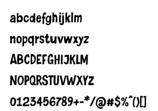 Levi windows font