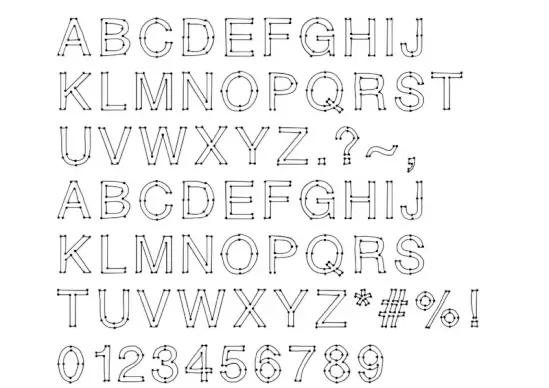 DS-Point Font in truetype .ttf opentype .otf format free and easy ...
