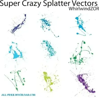 Splater vector vectors images